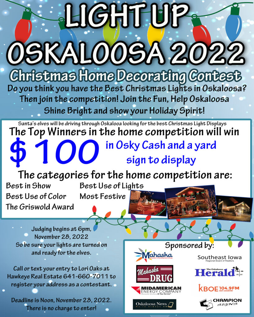 Annual Home Decorating Contest - Oskaloosa News | Oskaloosa News