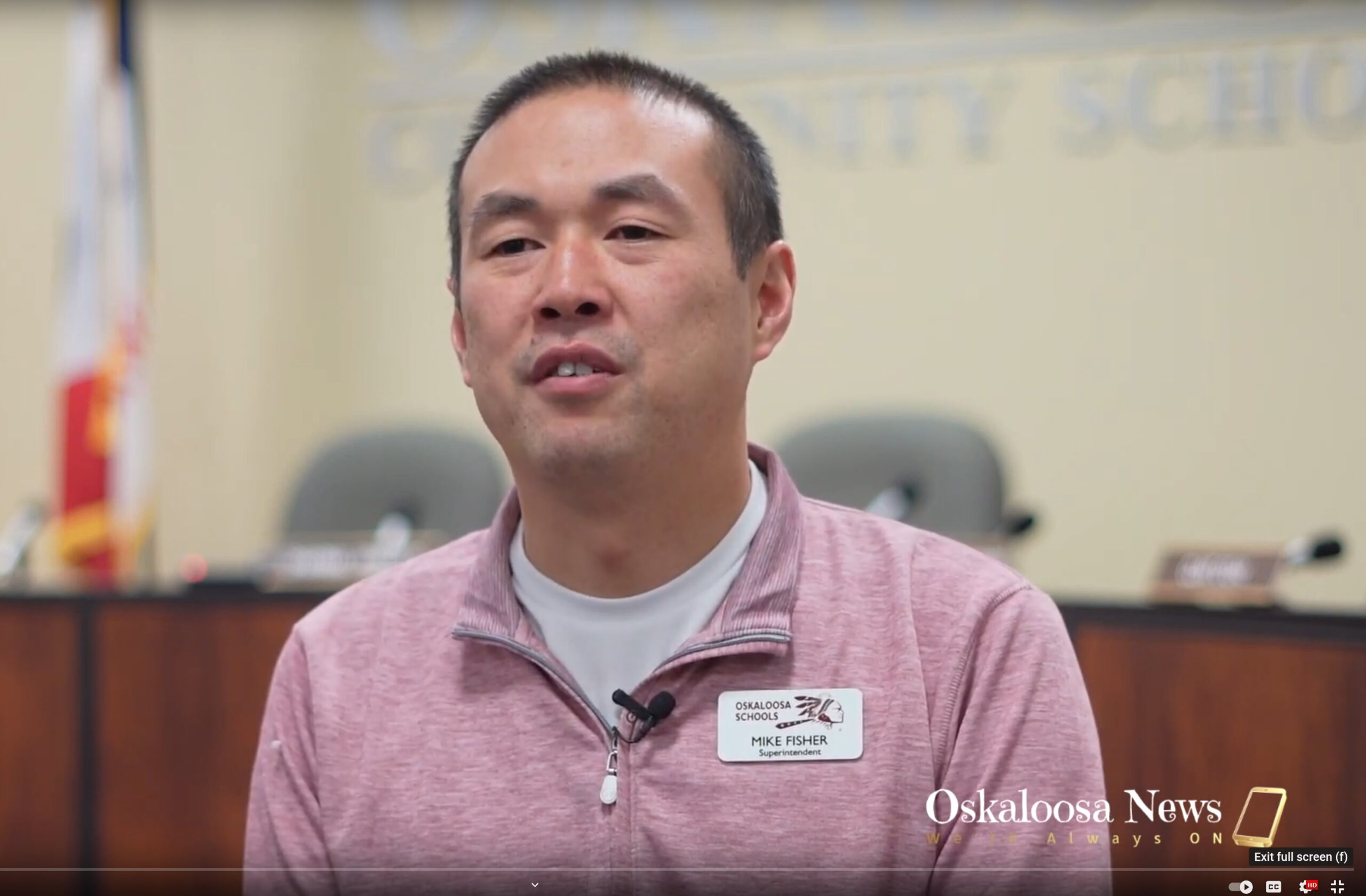 Oskaloosa School Superintendent Mike Fisher Driving Oskaloosa Forward ...