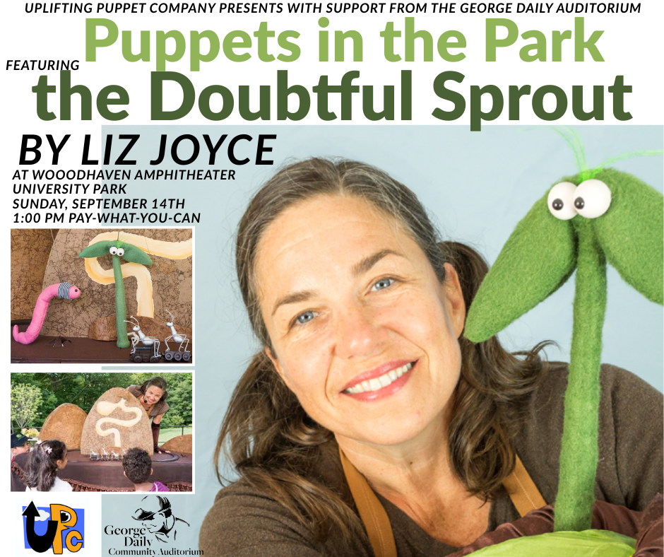 First-Ever Puppets in the Park Presents: Award-Winning Puppeteer Liz ...